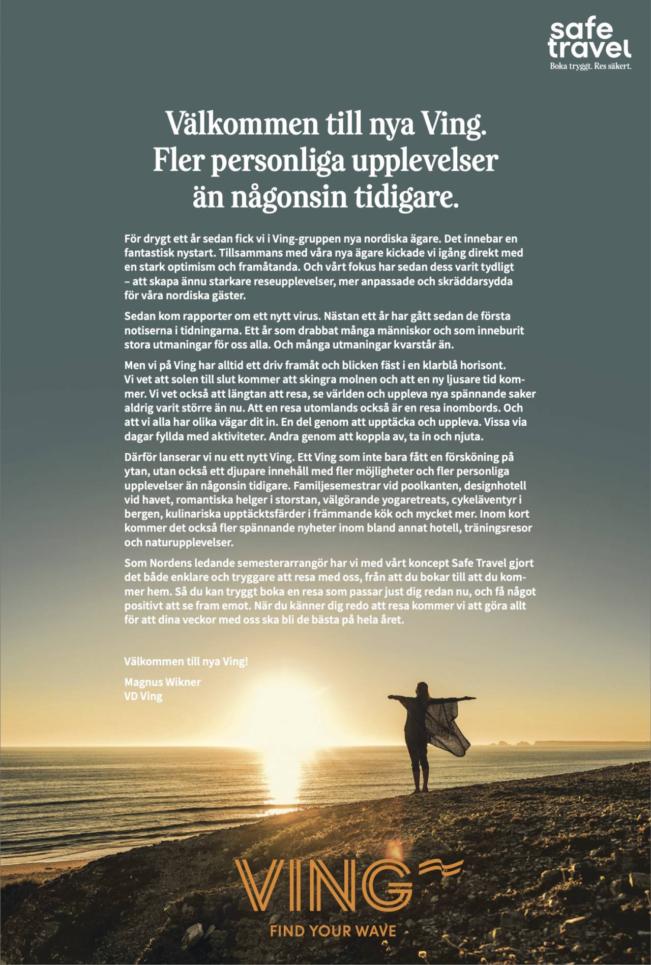 Här är strategin bakom Vings stora kampanj - Travel News